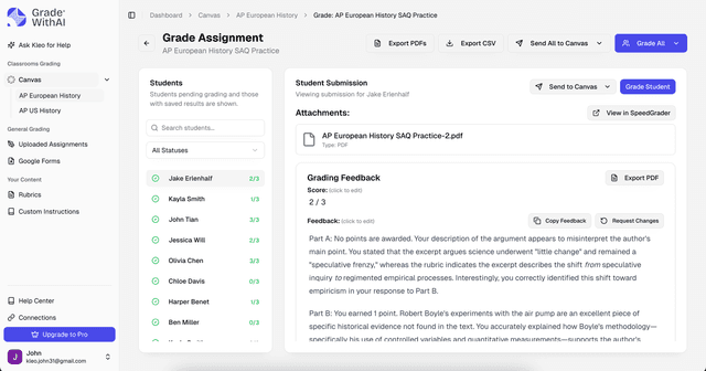The AI Grader That Saves Teachers Hours | GradeWithAI