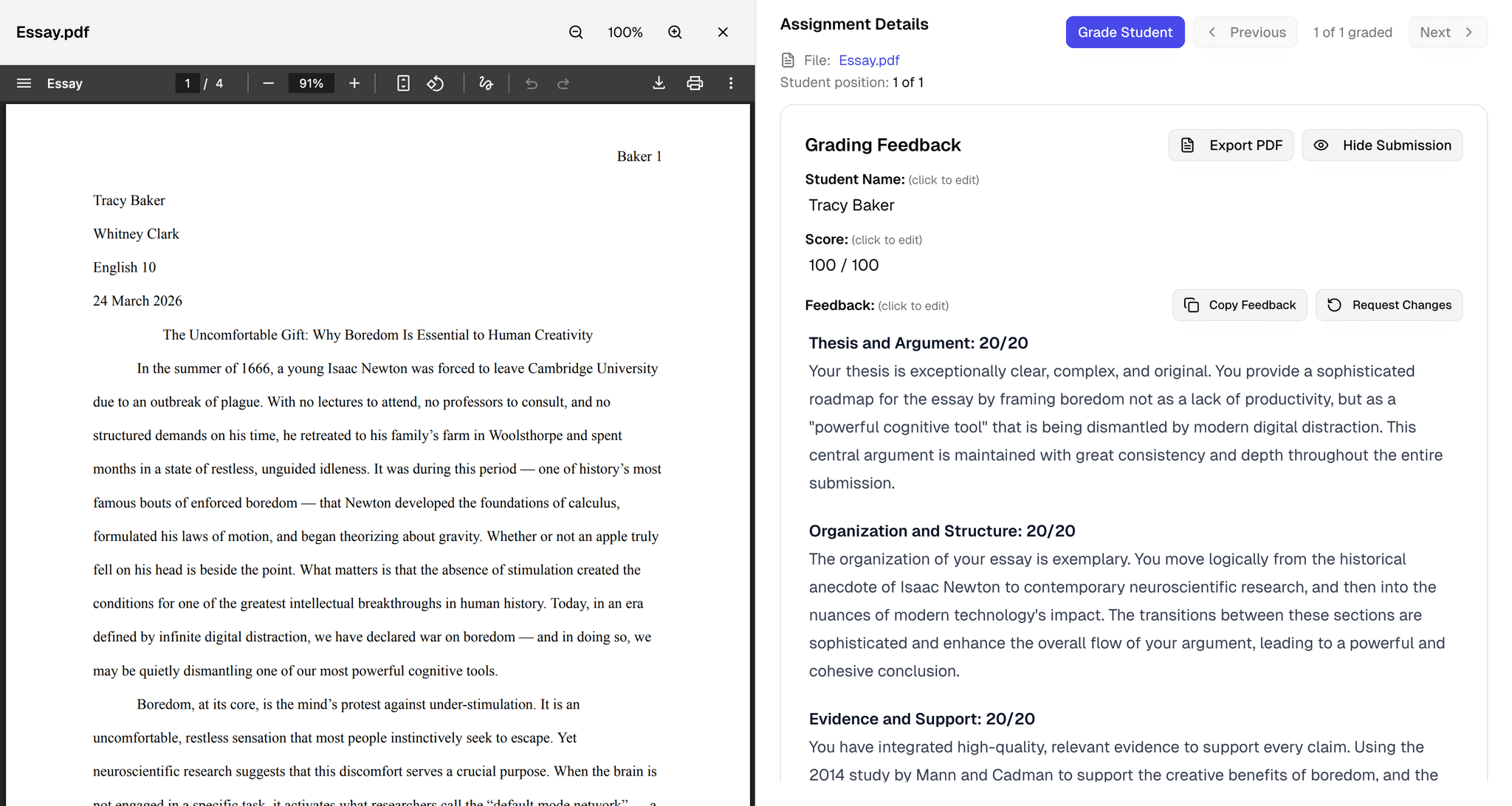AI AP World History Grader (DBQ, LEQ, SAQ) | GradeWithAI